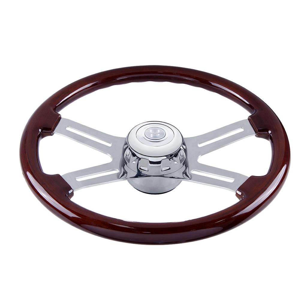 Chrome Steering Wheel Hub & Horn Button Kit For 2014-2021 Kenworth T68 ...